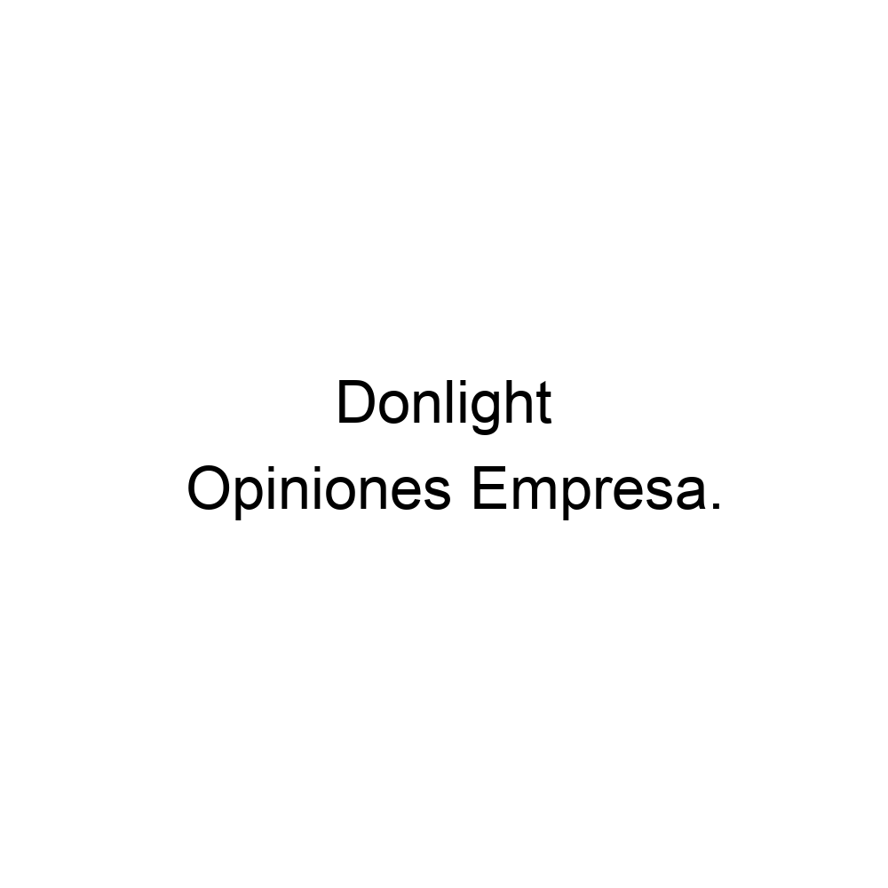 Opiniones Donlight,
